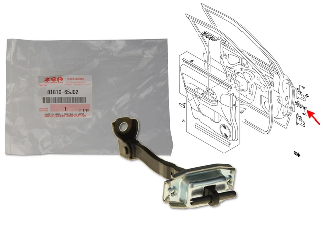 TÜRSTOPPER TÜRBAND VORNE 81810-65J02 OE für Suzuki Grand Vitara II 05 ...