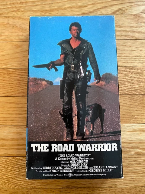 THE ROAD WARRIOR VHS 1986 Warner 1981 Mel Gibson Apocalyptic Movie ...