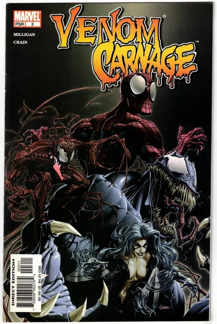 VENOM VS CARNAGE #3 (2004) - 2Ème Apparition De Toxine - Marvel Venom 3 ...