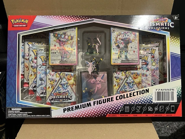 POKÉMON TCG PRISMATIC Evolution Premium Figure Collection £120.00 ...
