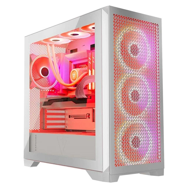 CASE COMPUTER DESKTOP ATX Modecom VOLCANO EXPANSE T APEX ARGB Bianco ...