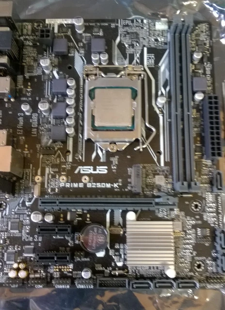 ASUS PRIME B250M-K Motherboard With Core i5-6500 6th Gen @3.20GHz CPU ...