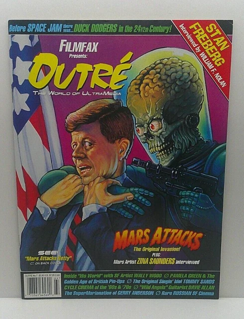 OUTRE MAGAZINE #7 Mars Attaque Wally Wood Pamela Green Gerry Anderson ...
