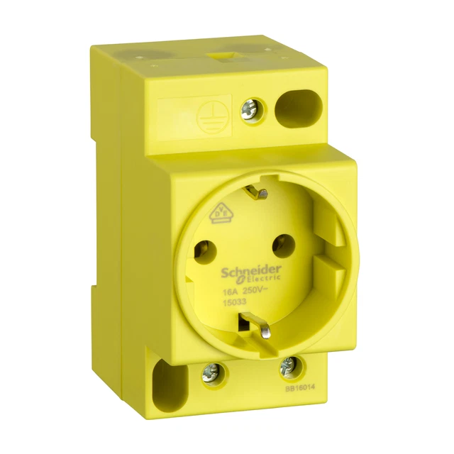 SCHNEIDER ELECTRIC 15033 PRISE RAIL DIN SCHUKO JAU EUR 57,00 - PicClick FR