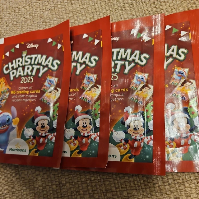 MORRISONS, DISNEY CHRISTMAS 🤶 Party 2025 Trading Cards & Recipes 96 to ...