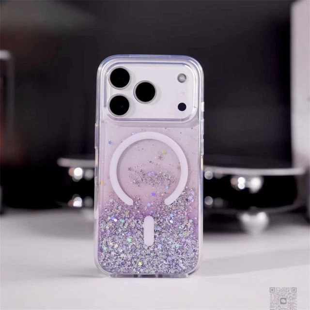 CASE FOR IPHONE 17 Pro , 17 Air , 17 Pro Max 17 Series Glitter Magnetic ...