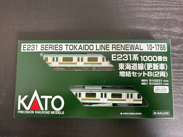KATO N GAUGE Series E231-1000 Tokaido Line Renewed 2-Car Add-On Set B 10-1786 FS £46.87 ...