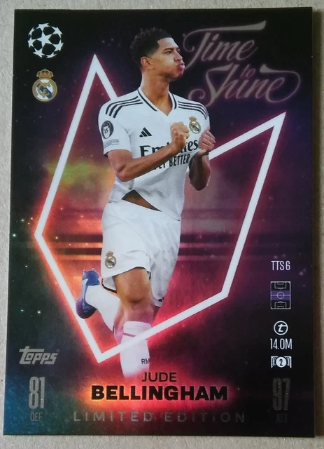 MATCH ATTAX CL 2024/25 Limited Edition card - Jude Bellingham of Real ...