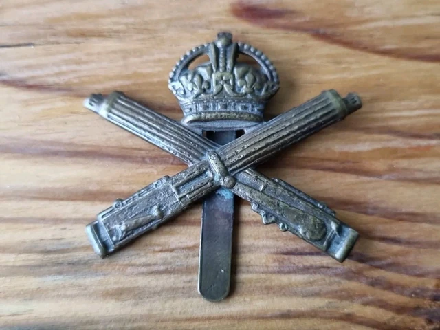 WW1 MACHINE GUN Corps Cap Badge. Original £25.00 - PicClick UK