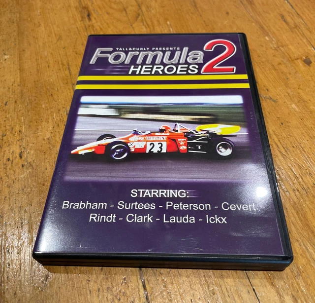 FORMULA 2 HEROES DVD Brabham Surtees Cevert Rindt Clark Lauda Ickx ...
