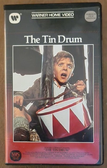 THE TIN DRUM VHS Rare Warner Clamshell First Print Corman Cult Movie ...