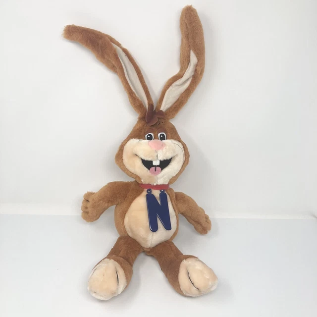 NESTLE NESQUIK CHOCOLATE Milk Bunny Rabbit Stuffed Plush 14" £9.00 ...
