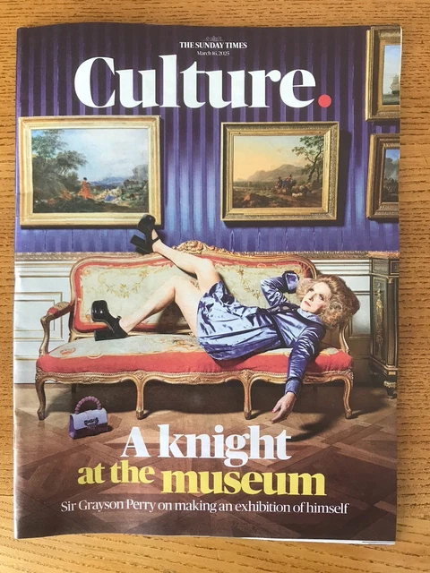 SUNDAY TIMES “CULTURE” Magazine 16th March 2025 Front Cover - GRAYSON ...