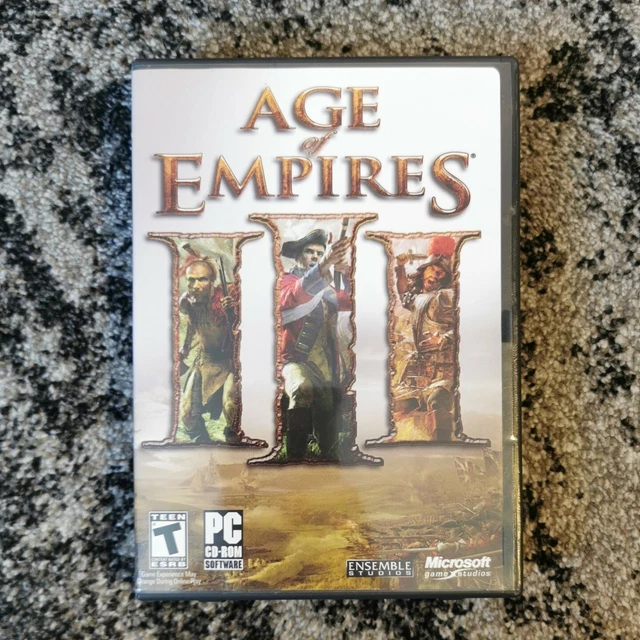 AGE OF EMPIRES III 3-Disc Small Box 100% Complete (PC CD-ROM, 2005) $14 ...