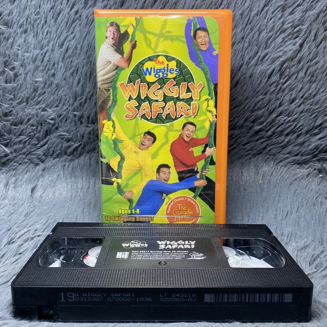 The Wiggles Wiggly Safari Vhs 2002 With Steve Irwin The Crocodile 2609