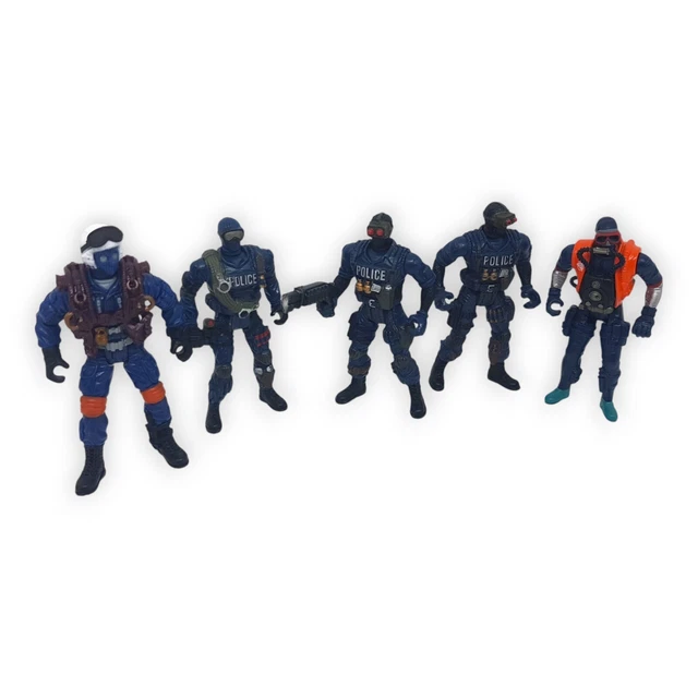 CHAP MEI POLICE Force Figuren Polizei Spezialeinheit Vintage Sammler ...