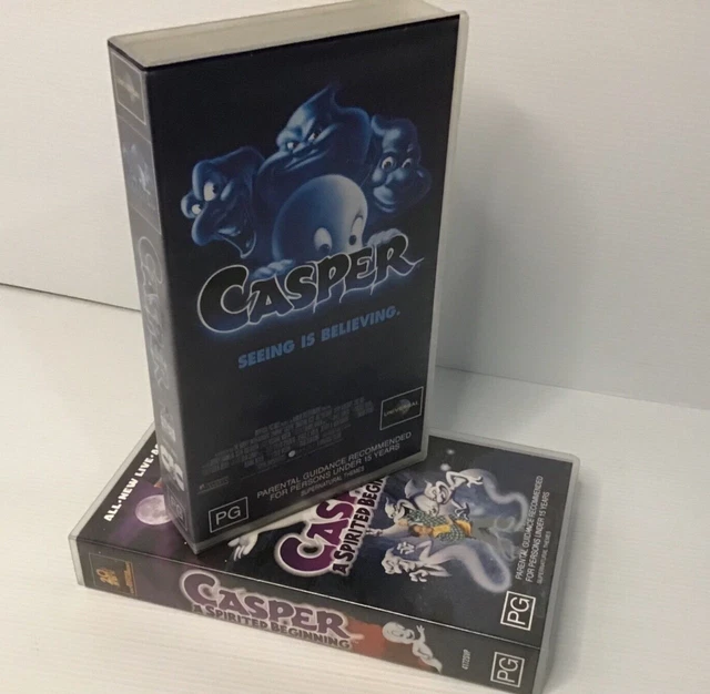 CASPER. AND CASPER a Spirited Beginning. VHS Video 1995 £9.36 - PicClick UK