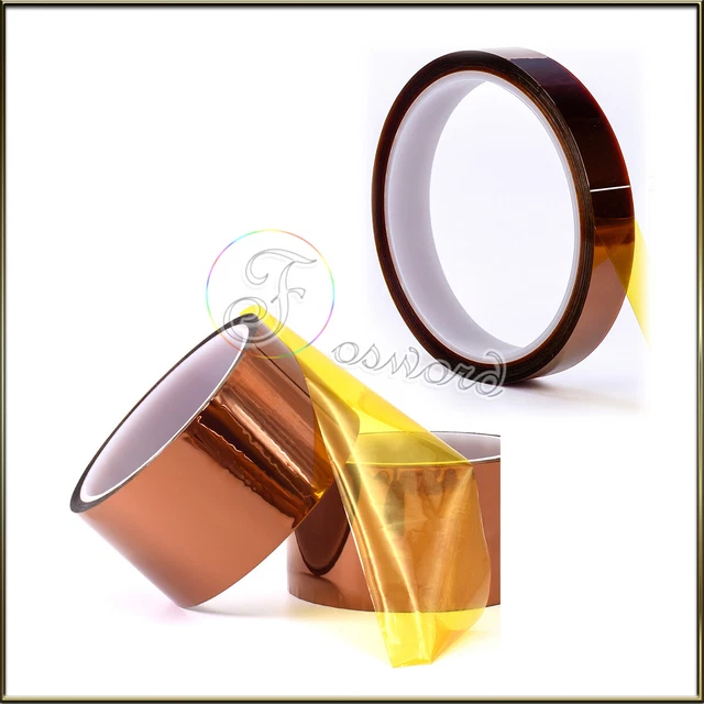 POLYIMIDE TAPES HEAT Resistant TAPE Kapton PCB Thermal Insulation 8mm x ...