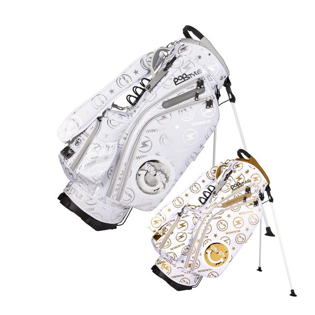 WINWINSTYLE WINWIN SMILE Stand Bag (Wh×Gd (Cb-149)) £547.25 - PicClick UK