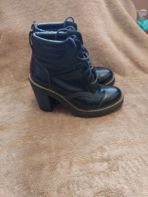 DR. MARTENS PERSEPHONE leather heeled boots UK 6 EU 39 US 8 £35.00 - PicClick UK