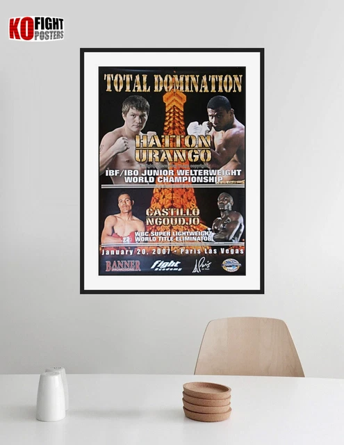 RICKY HATTON VS JUAN URANGO : Original Onsite Boxing Fight Poster 10D £ ...
