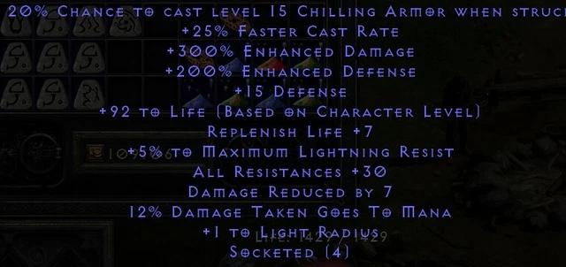 DIABLO II RESURRECTED Fortitude AP PC/PS4/PS5/XBOX 1-1 P RES Statistik ...