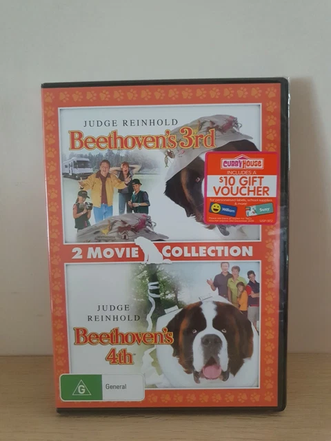 BEETHOVEN'S 2 MOVIE Collection Beethoven's 3rd and Beethoven's 4th dvd ...