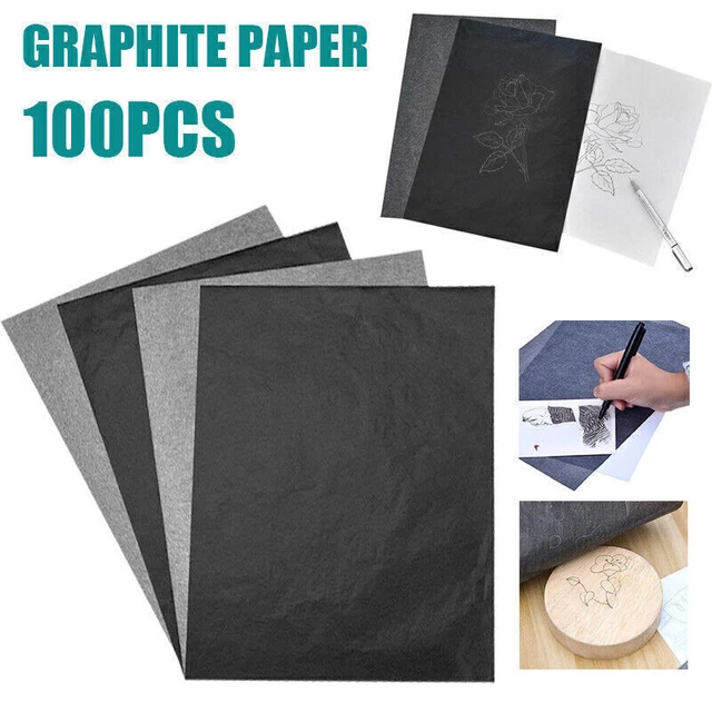 100 SHEETS OF carbon paper carbon paper A4 black tracing paper ...