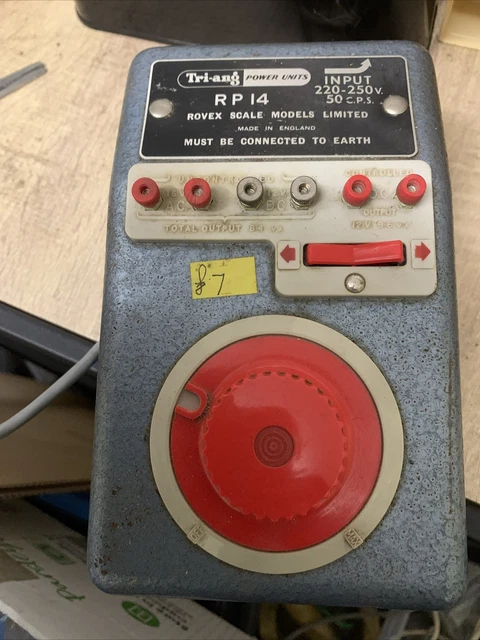 VINTAGE TRIANG RP14 Power Supply Controller Oo Gauge Power Controller £ ...
