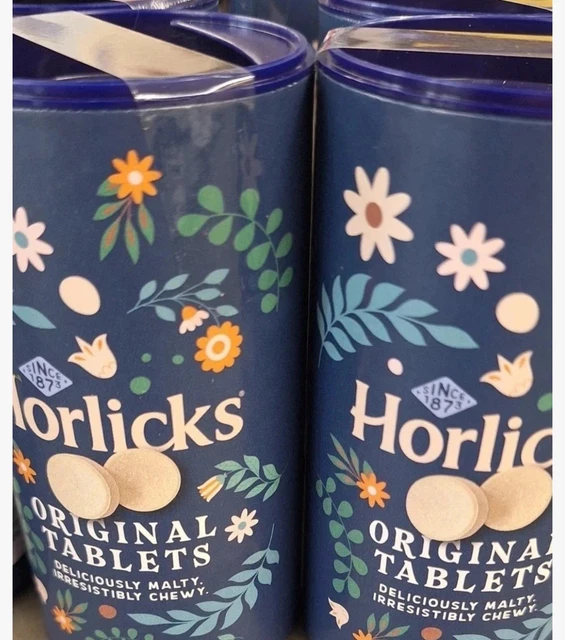 4 X TUBES Horlicks Sweets Tablets New Sealed 60g Nostalgic treat bb ...