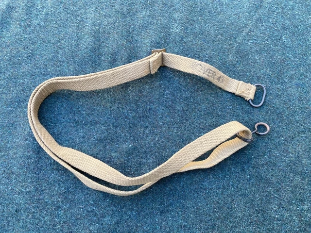 ORIGINAL WW2 BRITISH Army Sten Gun Webbing Weapon Sling - 1943 Dated £ ...