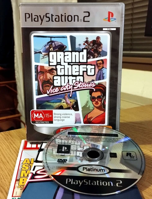 GTA:VCS GRAND THEFT Auto Vice City Stories PS2 Platinum Game [CIB ...