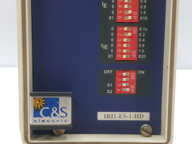C&S ELECTRIC IRI1-ES-1-HD Sensitive Earth Fault Protection Relay $782. ...