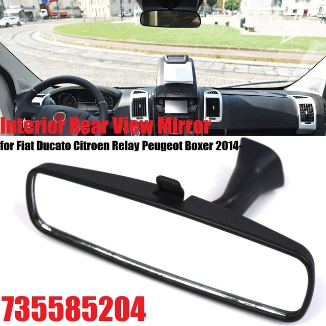 FOR FIAT DUCATO Citroen Relay Peugeot Boxer Interior Rear View Mirror ...