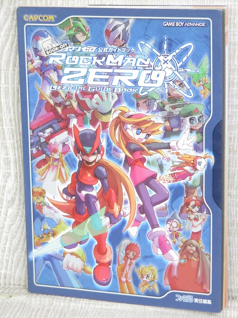 ROCKMAN ZERO MEGA Man Official Guide Nintendo GameBoy Advance Book 2002 ...