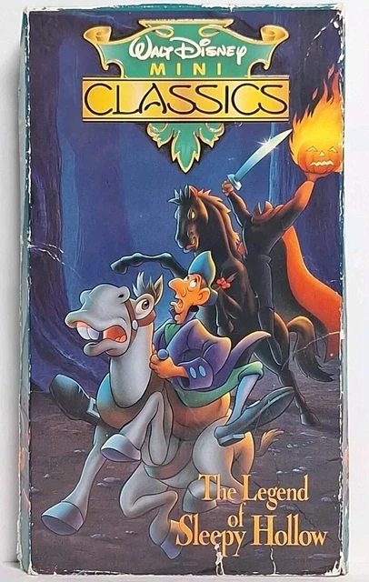 THE LEGEND OF Sleepy Hollow (VHS Tape 1993) Walt Disney Mini Classics ...