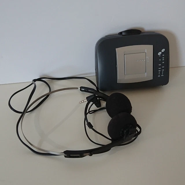 PERSONAL CASSETTE PLAYER With AM/FM Radio Super Bass Walkman Argos RX ...
