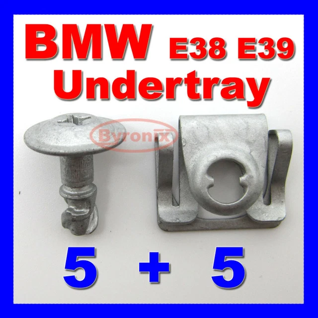 BMW E38 E39 5 7 Series Engine Undertray Clips Splashguard Shield Trim ...