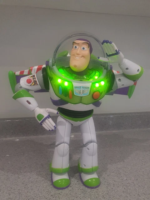 DISNEY TOY STORY Power Up Buzz Lightyear Talking Action Figure Rare £15 ...