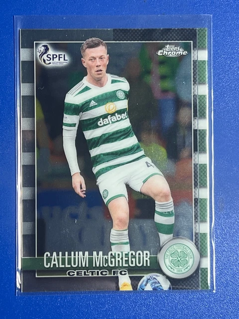 TOPPS SPFL CHROME 22/23 Base Celtic fc Callum McGregor #1 £2.50 ...