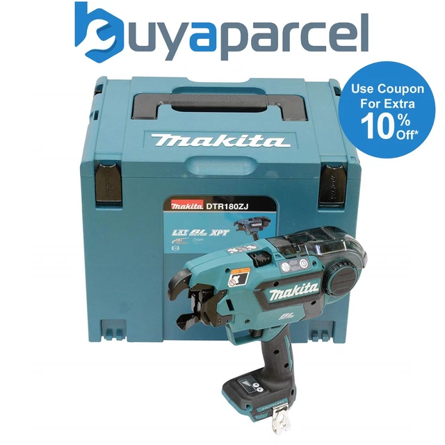 MAKITA DTR180ZK 18V LXT Lithium Cordless Brushless Rebar Tying Tool ...
