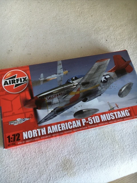 AIRFIX 1:72 SCALE North American P-51D Mustang Model Kit £7.00 - PicClick UK