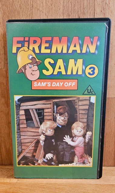 FIREMAN SAM 3 Sam's Day Off BBC Video PAL VHS Video Kids Children ...