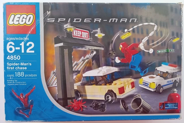 LEGO 4850 MARVEL "Spider Mans' first chase" + box + instructions ...