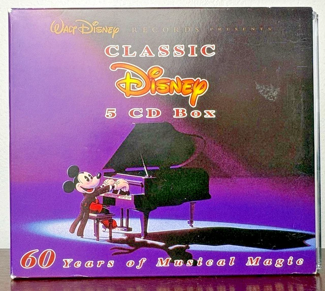 WALT DISNEY RECORDS Classic Disney 5 CD Box Volume 1-5 $40.00 - PicClick CA