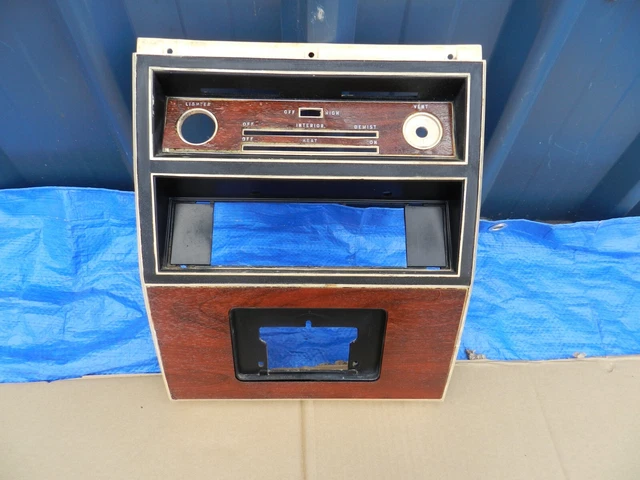 HOLDEN HK HT Hg Dash Fascia/Suits 2 Door Monaro/Uncut Radio Section ...