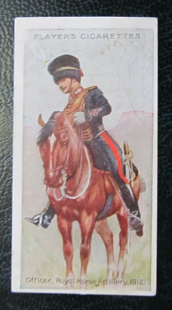 JOHN PLAYER CIGARETTE Card Royal Artillery Regimental Uniforms blue ...