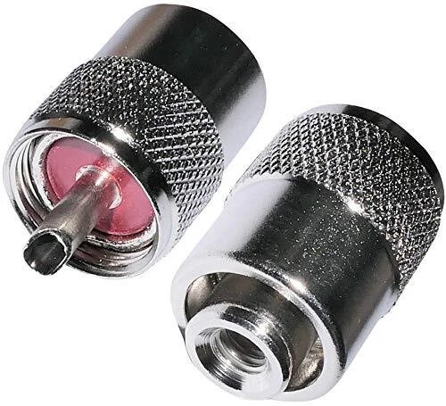 AERZETIX 2X CONNECTEUR Prise fiche UHF PL-259 pour câble RG58 Twist-on ...