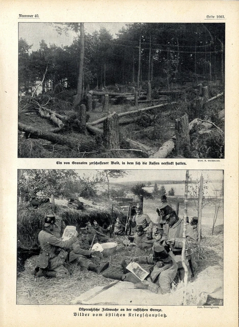 WW1 GERMAN MILITARY Music Rhine East Prussian Field Guard Russian ...