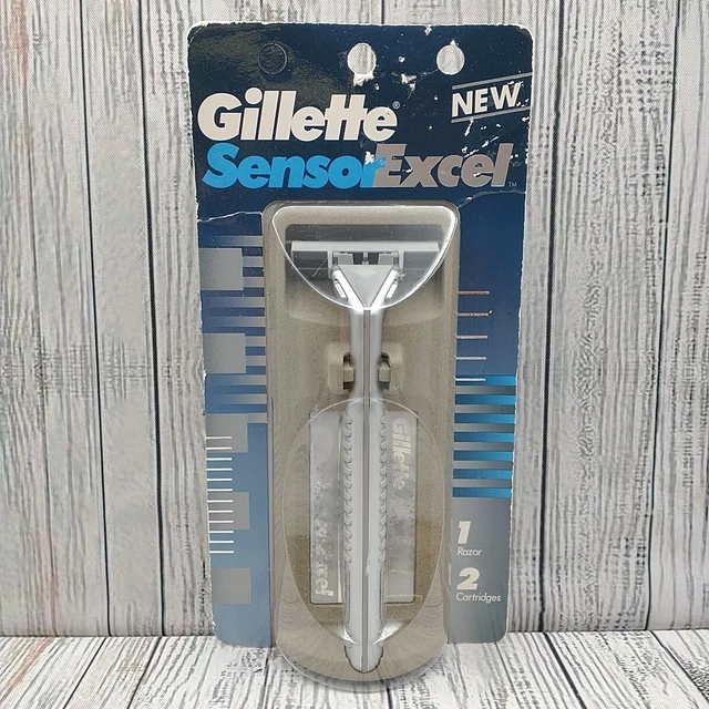 Gillette Sensor Excel Metal Handle FOR SALE! - PicClick